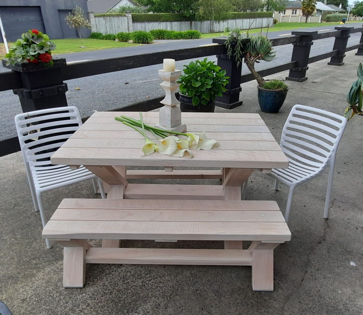 X-Leg Outdoor Forms - Black Dog Furniture