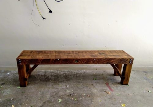 Solid Wood Pews - Black Dog Furniture