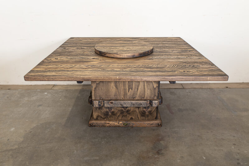 Woolpress Square Indoor Dining Table - Black Dog Furniture